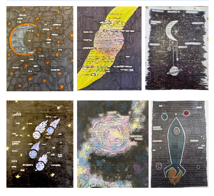 Galaxy Types Blackout Poem Project NGSS Astronomy Activity Get Creative ...