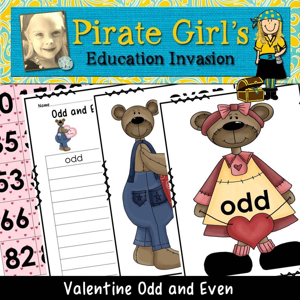 Valentine Odd and Even Sorting Game | Made By Teachers
