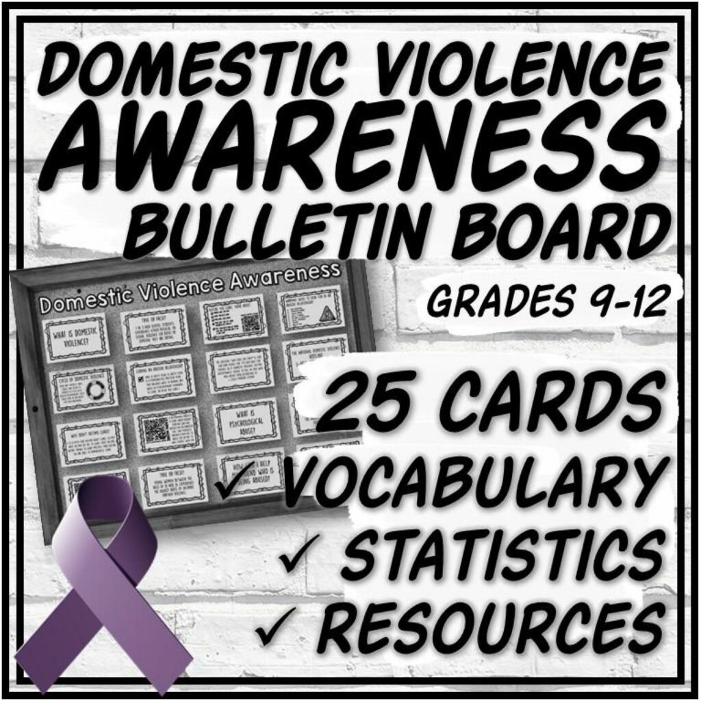 Domestic Violence Awareness Bulletin Board | Made By Teachers