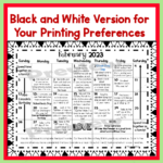 FREE EDITABLE Homework Calendar | PreK and Kindergarten Homework ...