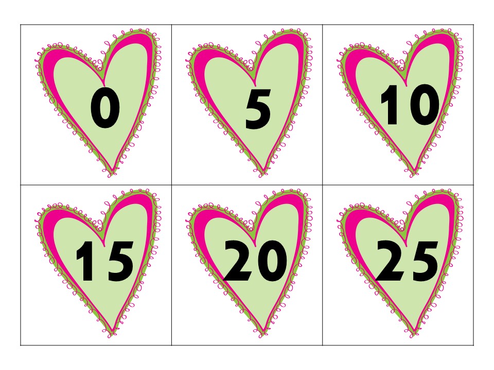Valentine Skip Counting (2s, 3s, 4s, 5s, 10s) | Made By Teachers
