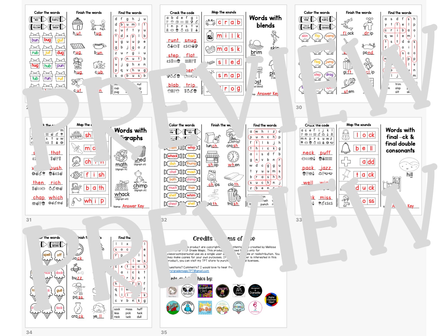Short Vowel Words Phonics Trifold Worksheets | Made By Teachers