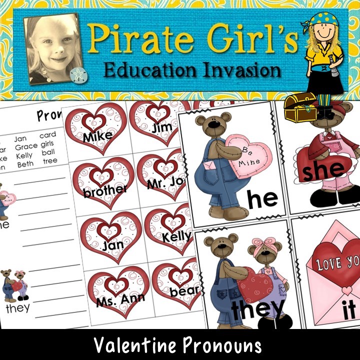 Valentine Pronouns Game | Made By Teachers