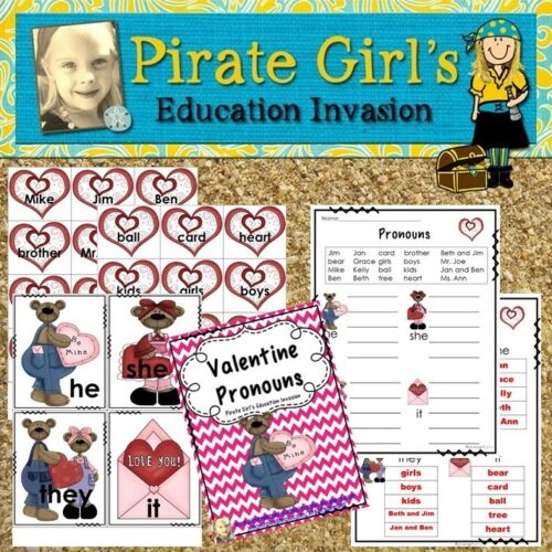 Valentine Pronouns Game | Made By Teachers