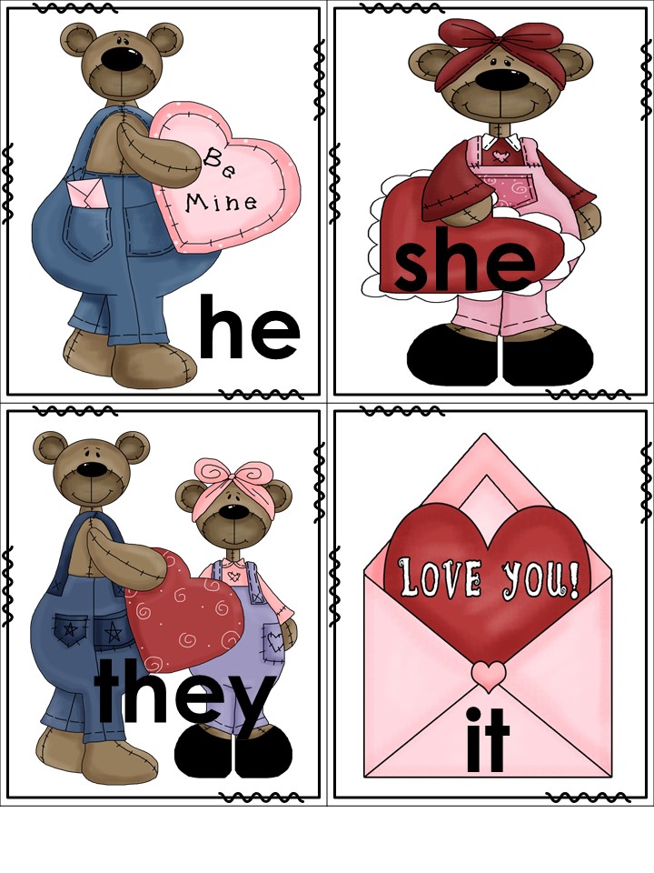 Valentine Pronouns Game | Made By Teachers