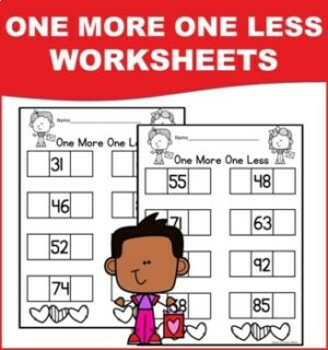 Valentine's Day Ordering Numbers to 120 Math Worksheets February | Made ...