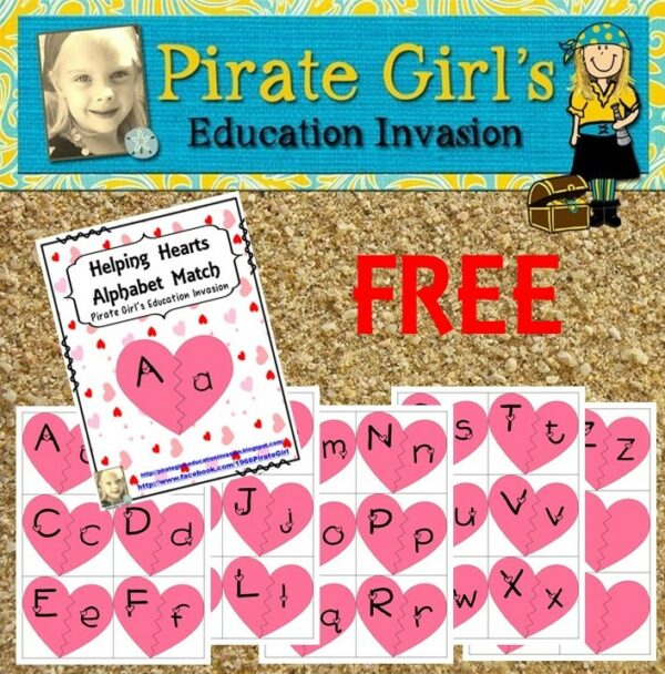 Helping Hearts Alphabet Match | Made By Teachers