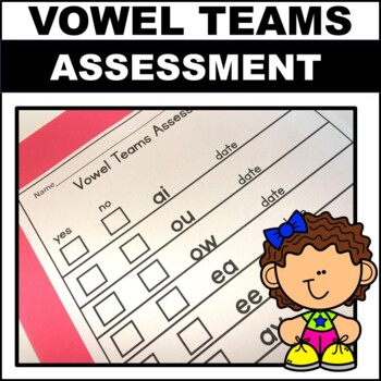 Vowel Teams Word Lists Assessment | Made By Teachers