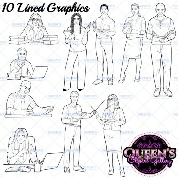 Teachers Clipart, Teacher Clipart, Adult Clipart, Teachers BUNDLE ...