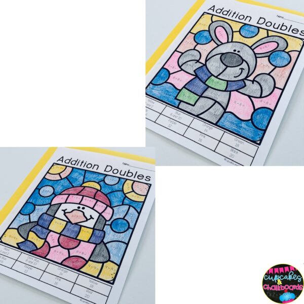Doubles Color By Number Math Coloring Pages | Made By Teachers