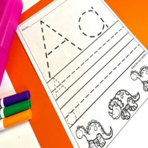 Dinosaur Math and Literacy Worksheets - Activities Preschool ...