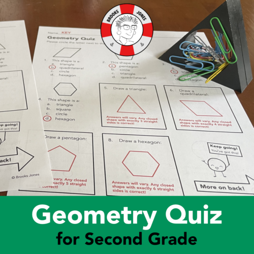 Geometry Quiz for 2nd Grade: 16 Questions | Made By Teachers