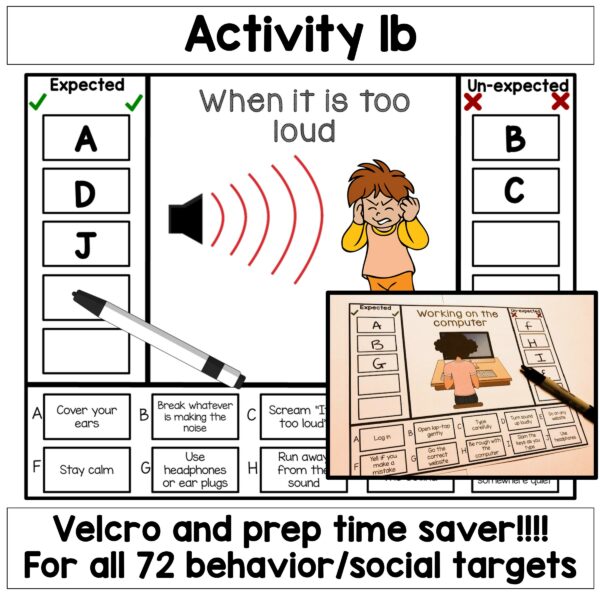 Behavior self regulation and social skills worksheets and sorting ...