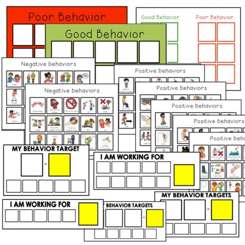 Behavior Management Visual Token board self regulation social skills ...