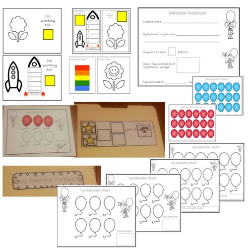 Behavior Management Visual Token board self regulation social skills ...