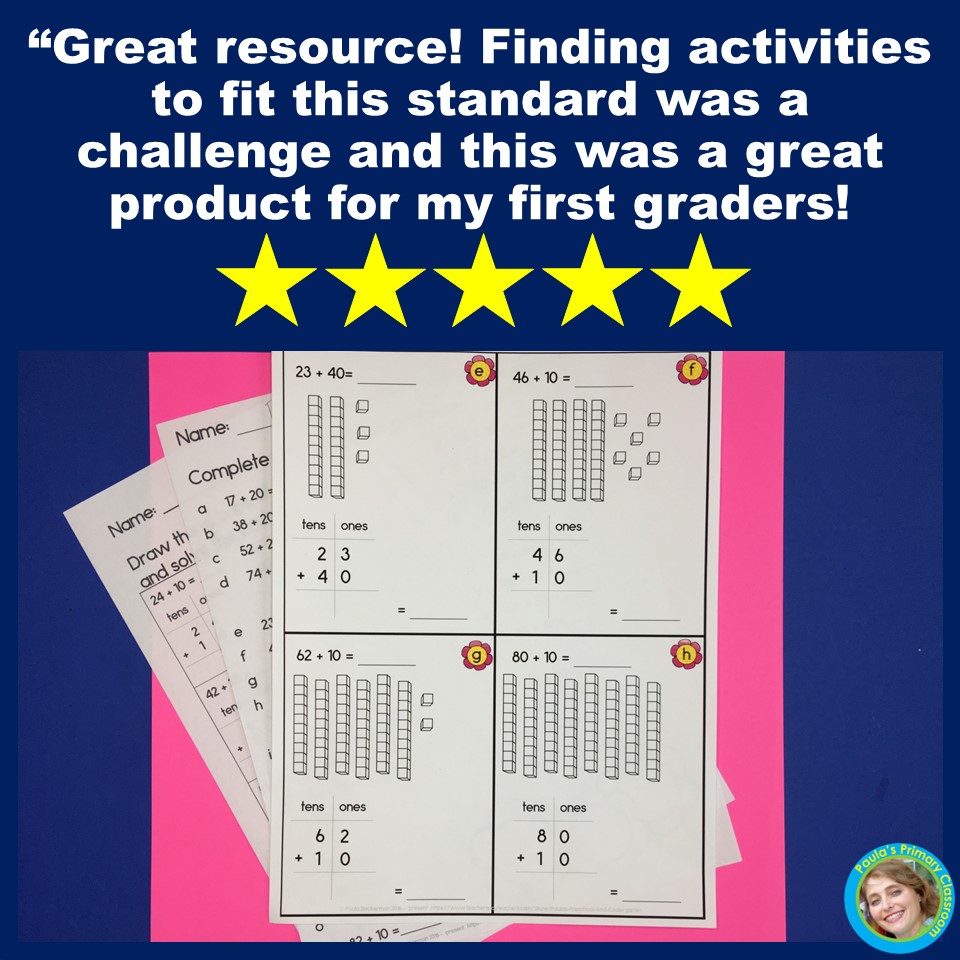 Adding BIG, Adding Multiples of 10 to a 2 Digit Number Spring Flowers ...