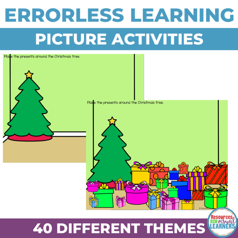 Errorless Learning Picture Activities | Made By Teachers