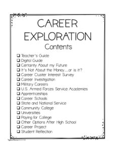 College and Career Exploration | Made By Teachers