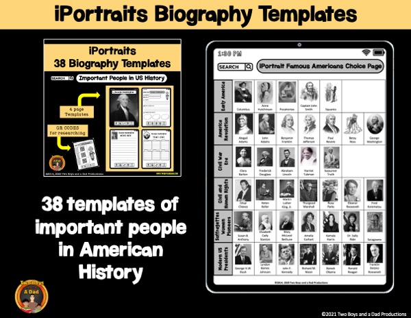 Biography Templates for Research and Writing | Made By Teachers