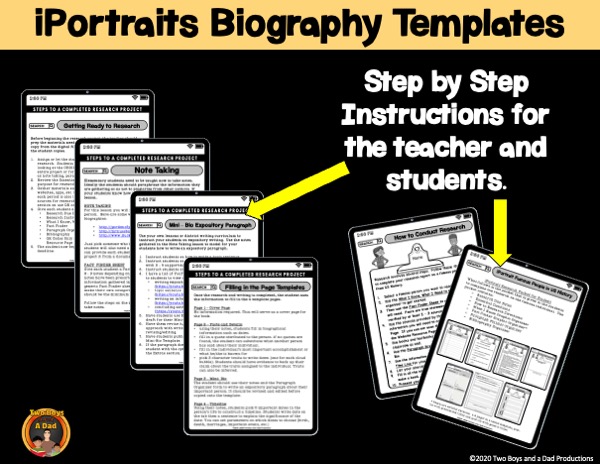 Biography Templates for Research and Writing | Made By Teachers