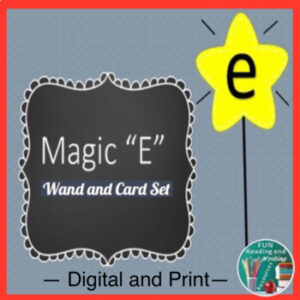 Magic E Wand and Cards set | Made By Teachers