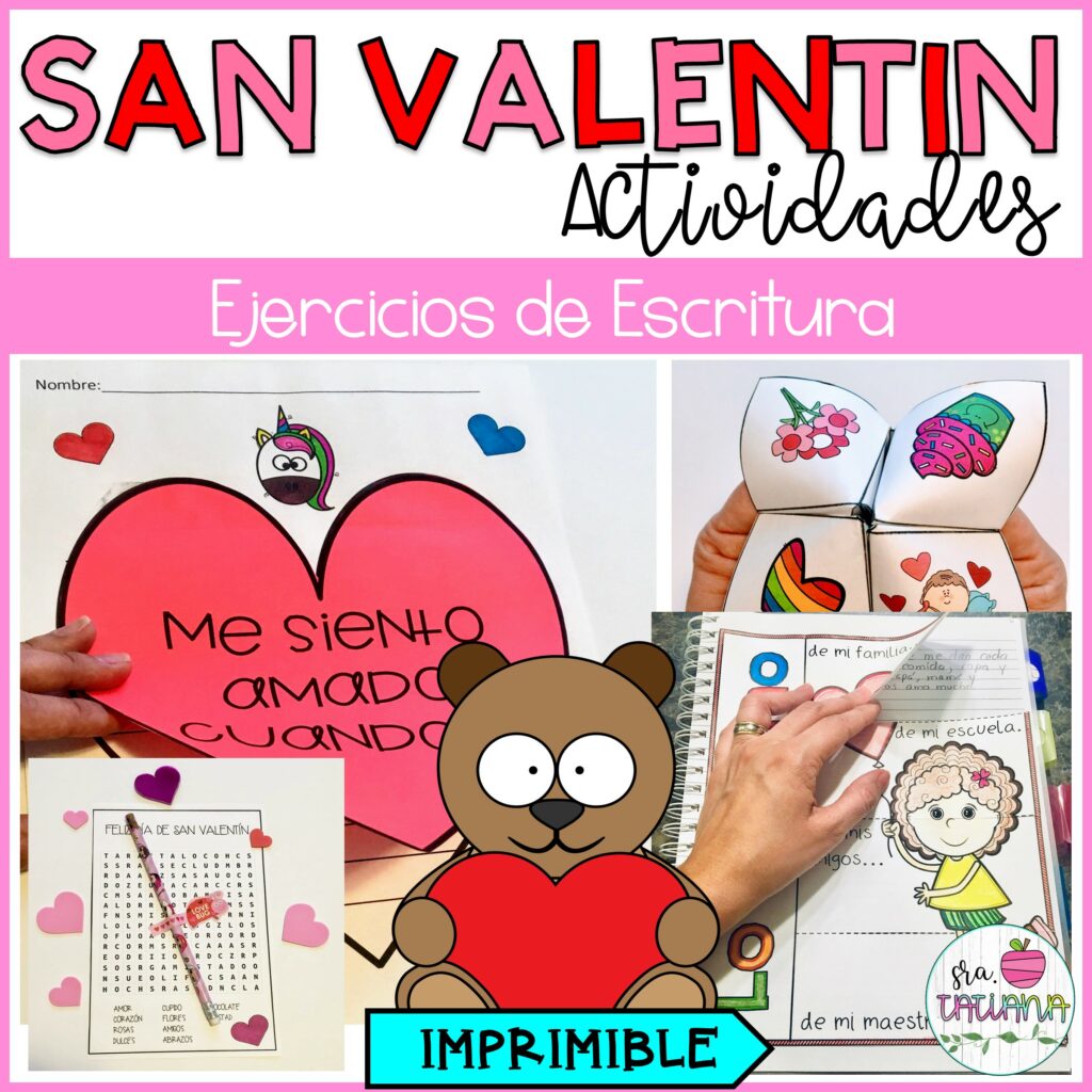 Valentine's Day in Spanish | Día de San Valentín | Actividades de ...