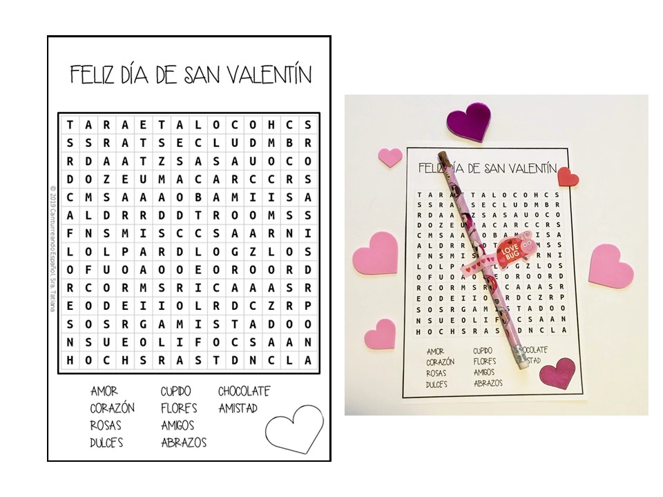 Valentine's Day in Spanish | Día de San Valentín | Actividades de ...