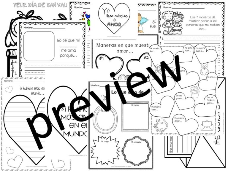Valentine's Day in Spanish | Día de San Valentín | Actividades de ...