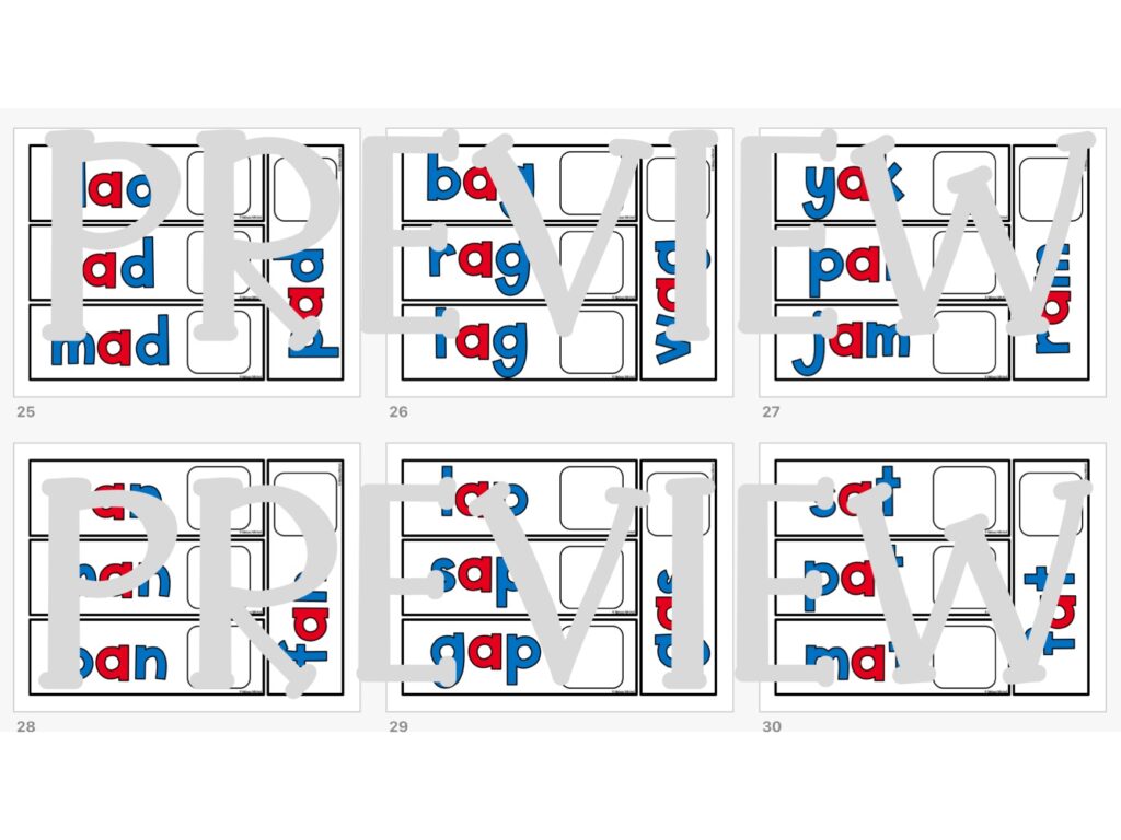 Short a CVC Words Centers and Games | Made By Teachers