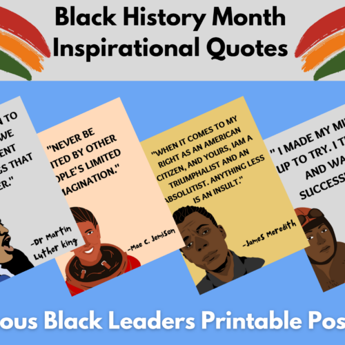 Black History Month Inspirational Quotes| Famous Black Leaders ...
