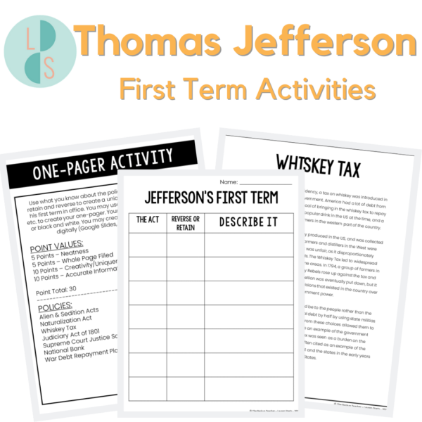 Thomas Jefferson Projects | Made By Teachers
