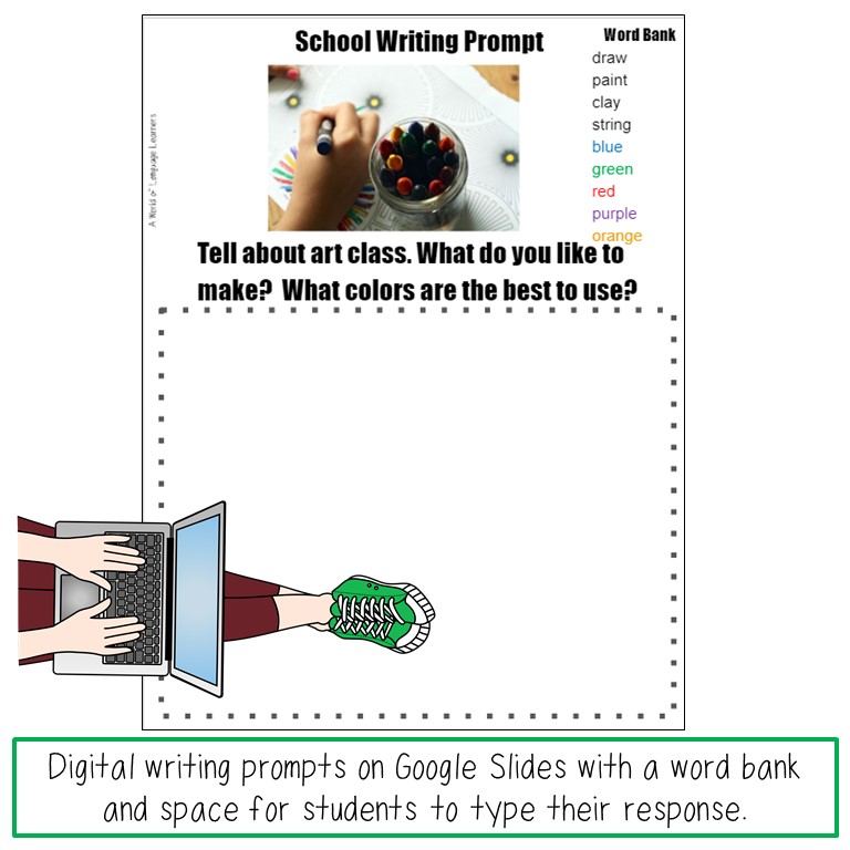 Digital Back to School Picture Writing Prompts | Made By Teachers