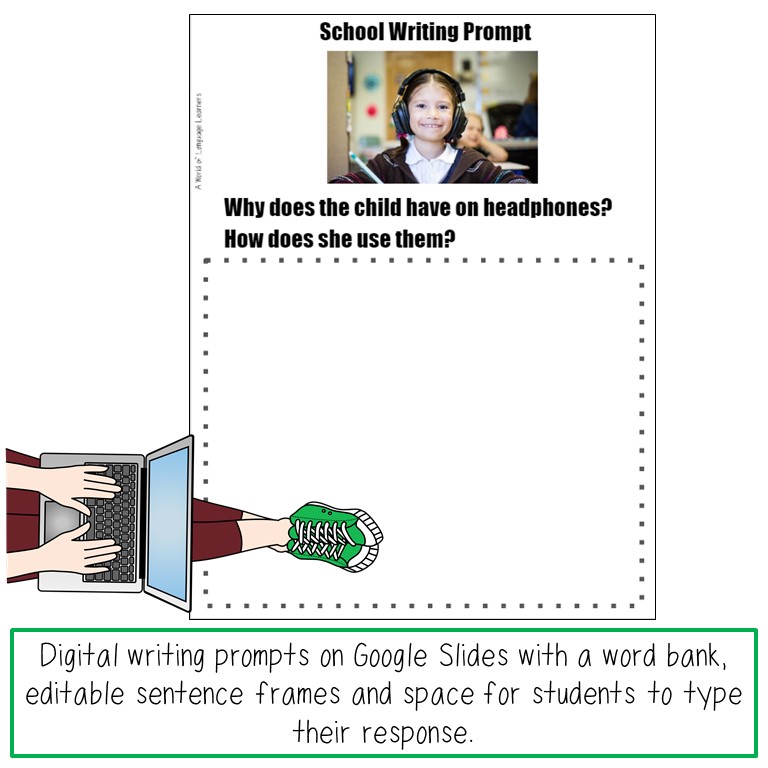 Digital Back to School Picture Writing Prompts | Made By Teachers