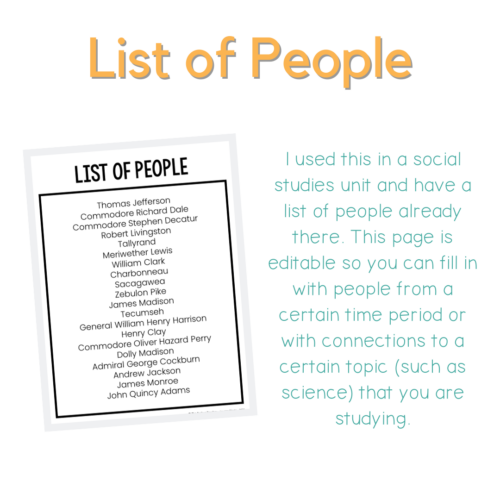 Biography Project | Made By Teachers