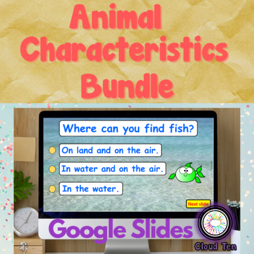 Animal characteristics in Google Slides ™ bundle | Made By Teachers