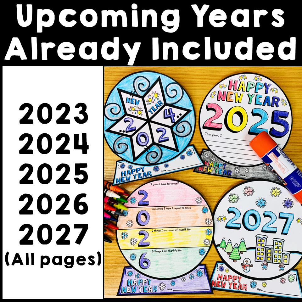 New Year 2023 Craft | Winter Snowglobe Activity | January | Made By ...