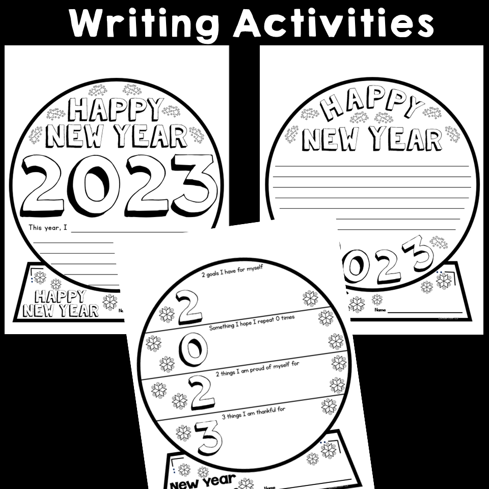 New Year 2023 Craft | Winter Snowglobe Activity | January | Made By ...