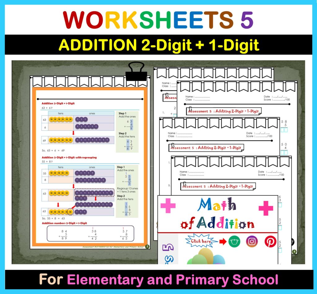 Math Subtraction Part 1 to 8 BUNDLES – Math Subtraction Worksheets ...