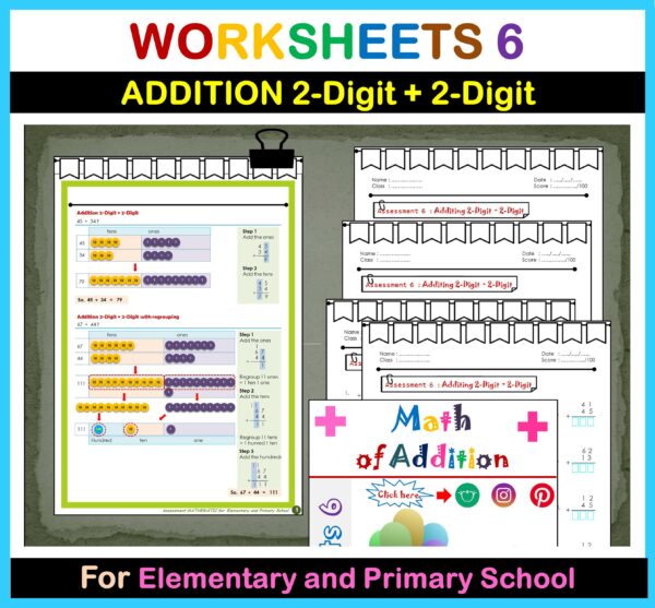 Math Multiplication Part 1 to 8 BUNDLES – Multiplication Worksheets ...