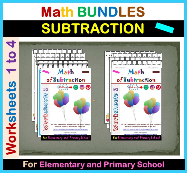 Math Division Part 5 to 8 BUNDLES – Division Worksheets – Division Word ...