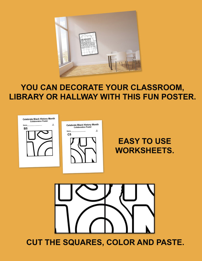 Black History Month Collaboration Poster | Made By Teachers