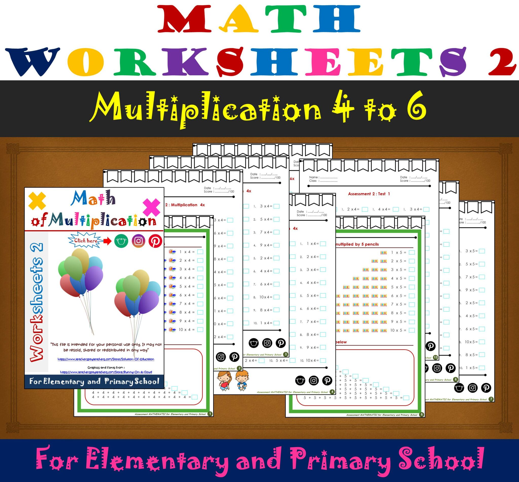 Math Addition Part 1 to 4 BUNDLES – Math Addition Worksheets – Addition ...