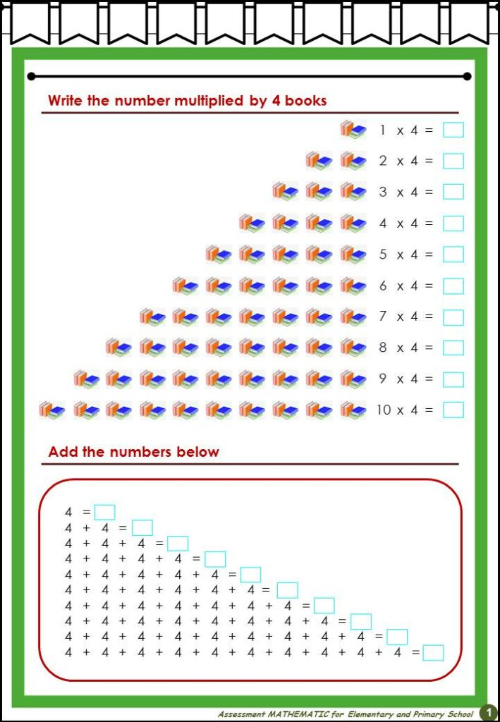 Multiplication 4 to 6 – Math Multiplication Worksheets – Multiplication ...
