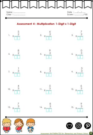 1-Digit Multiplication – Math Multiplication Worksheets ...