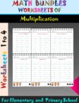 Math Multiplication Part 1 to 4 BUNDLES – Multiplication Worksheets ...