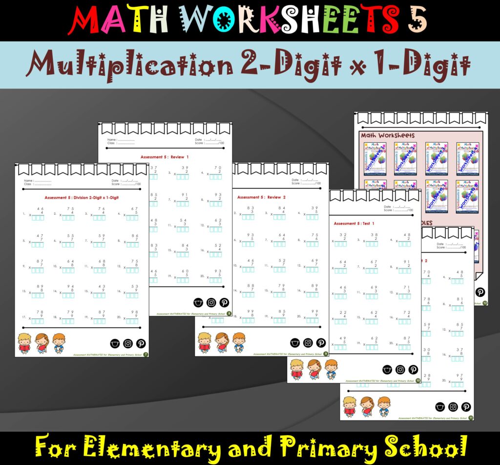 2-Digit Multiplication – Math Multiplication Worksheets ...