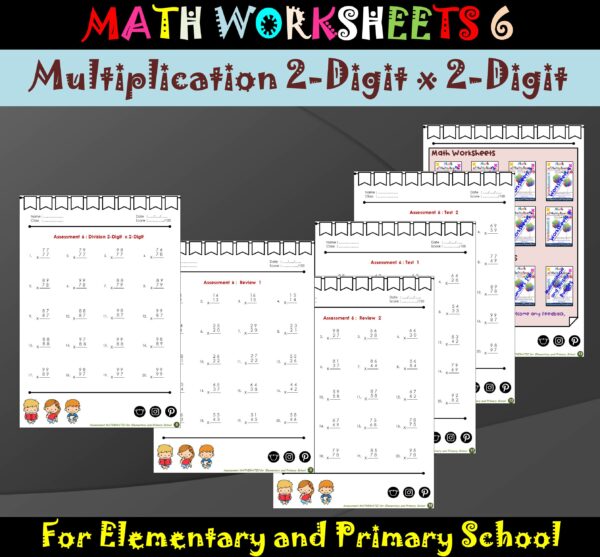 2-Digit Multiplication – Math Multiplication Worksheets ...