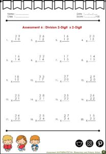 2-Digit Multiplication – Math Multiplication Worksheets ...