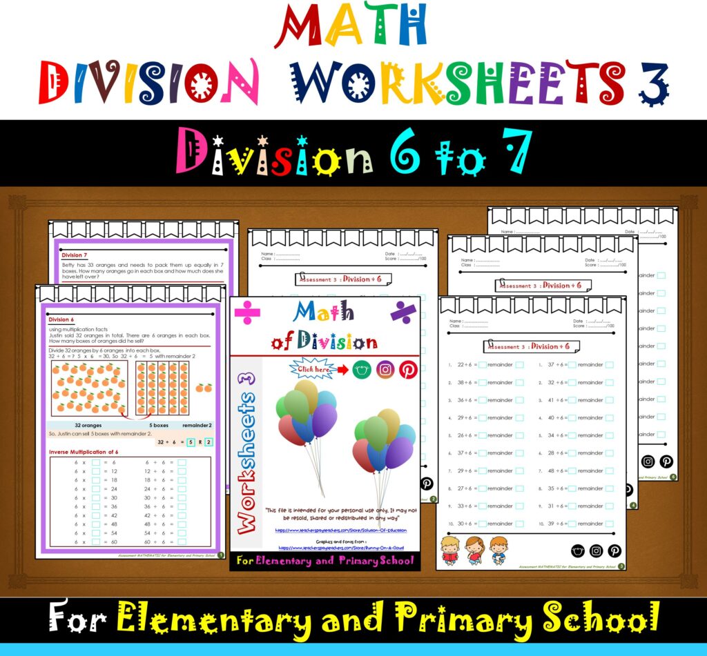 Math Subtraction Part 1 to 4 BUNDLES – Math Subtraction Worksheets ...