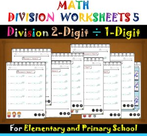2-Digit ÷1-Digit – Math Division Worksheets – Division Word Problems ...